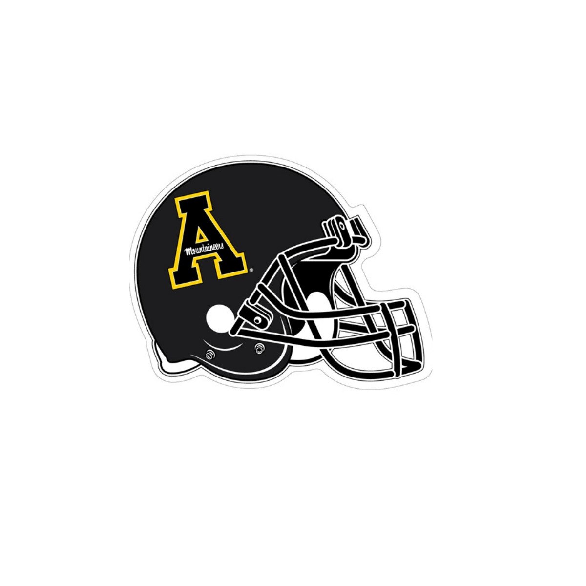 Block A Football Helmet Dizzler Sticker | App State Bookstore