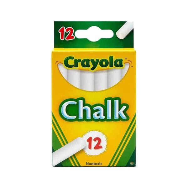 Crayola Chalk White 12 Pack | App State Campus Store
