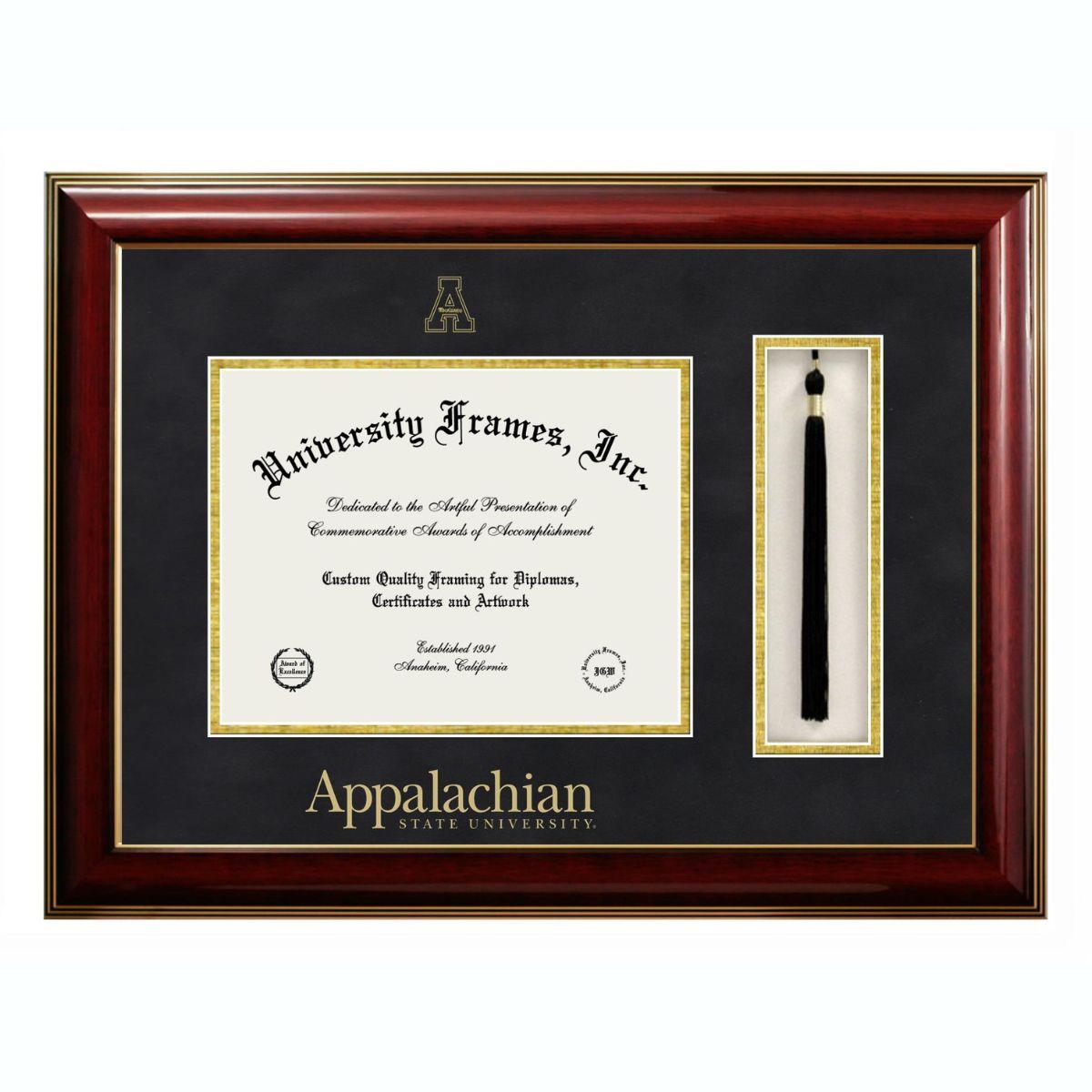 Diploma Frame Classic Mahogany With Tassel | App State Bookstore